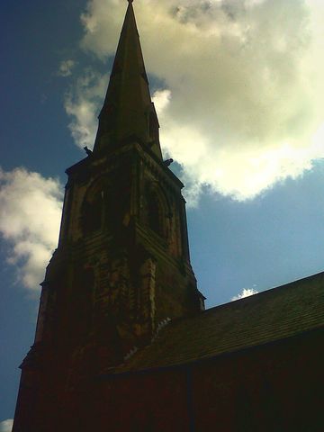 Low angle view of church against the sky | ID: 82334188