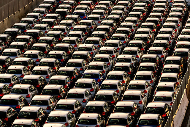 High angle view of cars | ID: 102667454