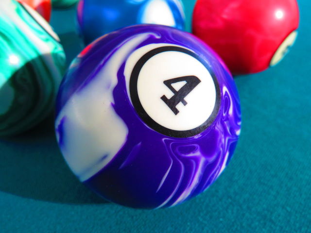Close-up of poll balls on table | ID: 125580058