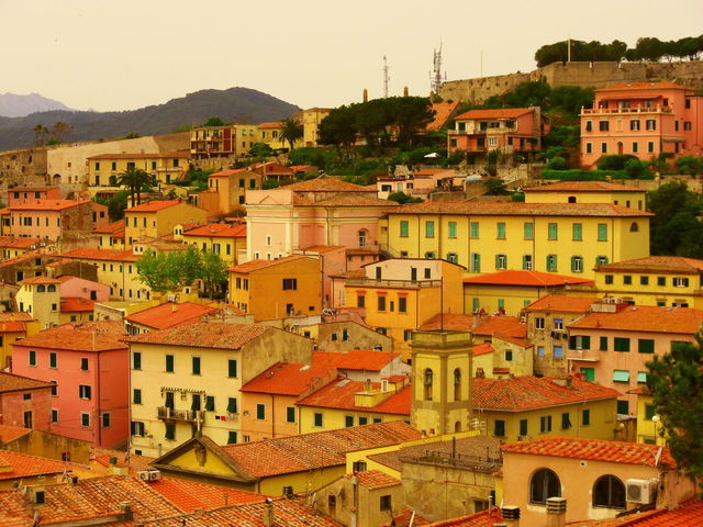 High angle view of townscape against sky | ID: 123970053