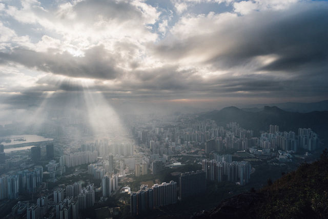 Aerial view of city | ID: 99180118