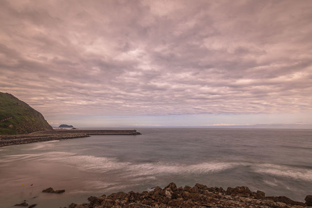 Scenic view of sea against sky at sunset | ID: 196287428
