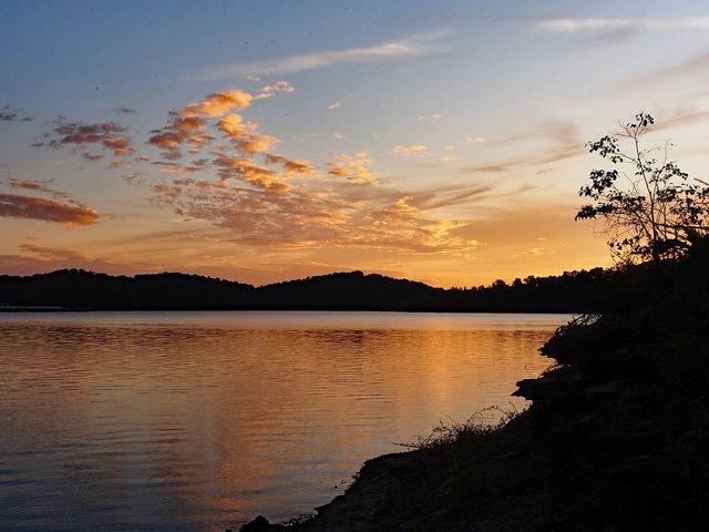 Scenic view of lake during sunset | ID: 149267705