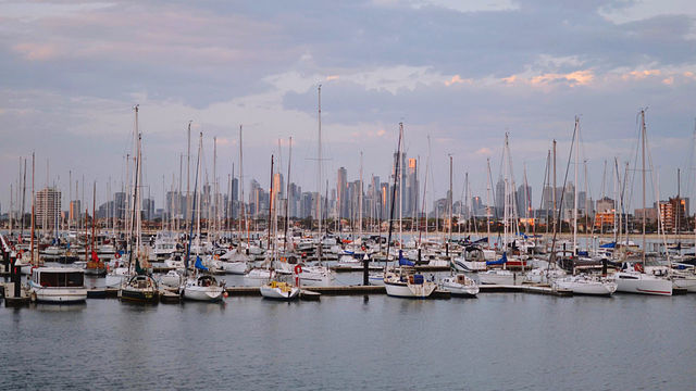 Sailboats in marina | ID: 180493510