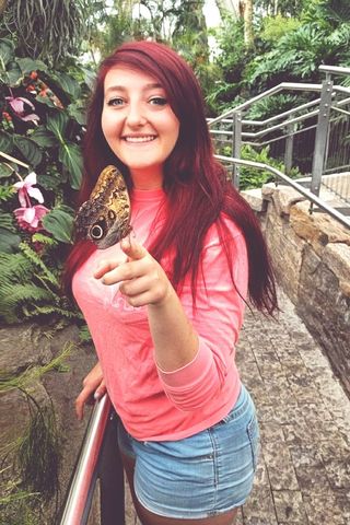 Portrait of beautiful smiling woman with | ID: 108995391