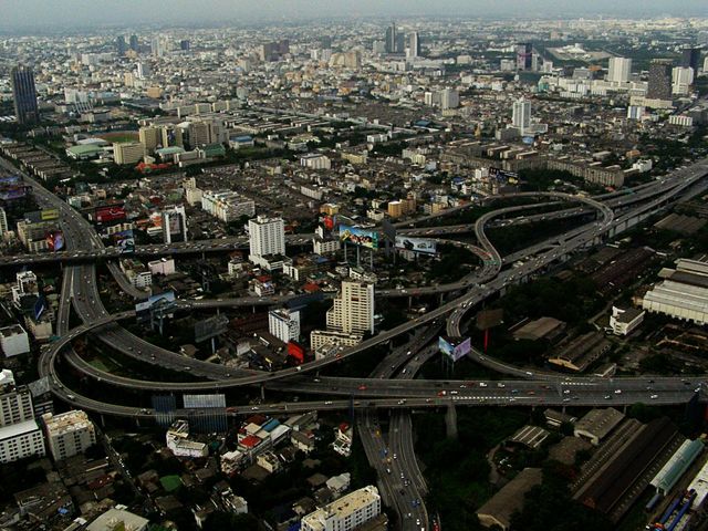 High angle shot of cityscape | ID: 64233580