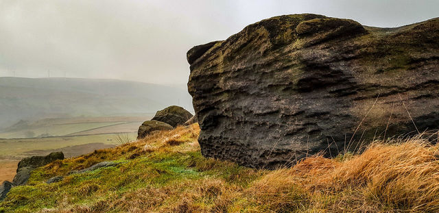 Scenic view of rock formation against sky | ID: 135667385