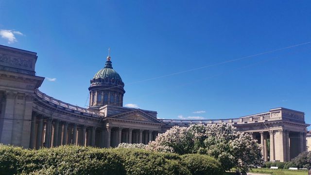 Low angle view of building against blue sky | ID: 162364712