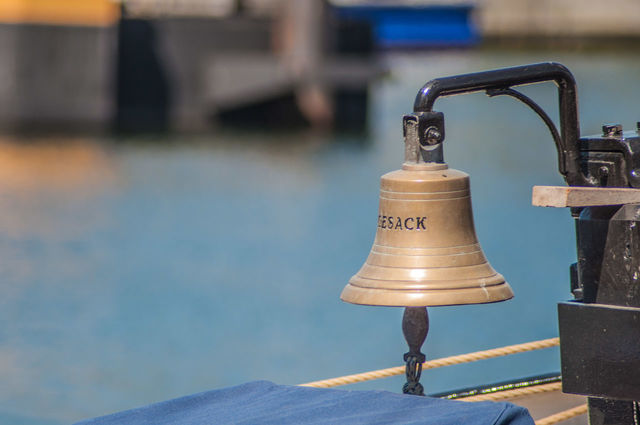 Close-up of bell on boat | ID: 125380567