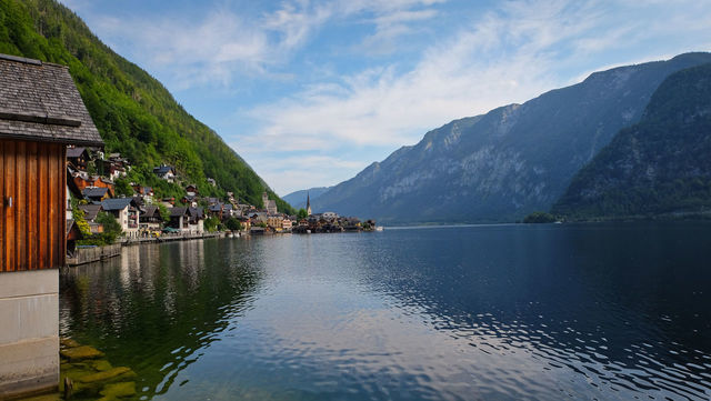 Scenic view of lake and mountains against | ID: 195840719