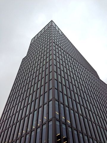 Low angle view of modern buildings | ID: 1331678