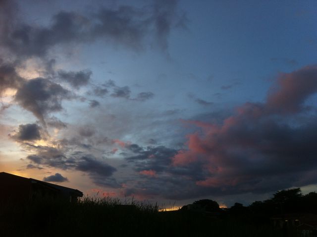 Low angle view of sky at sunset | ID: 126901472