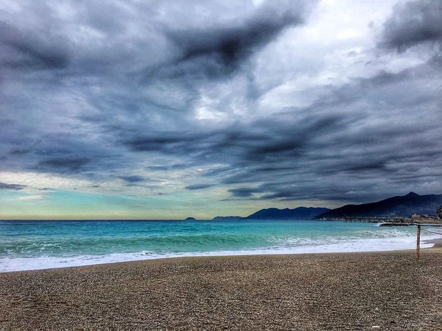 Scenic view of sea against sky | ID: 112199151