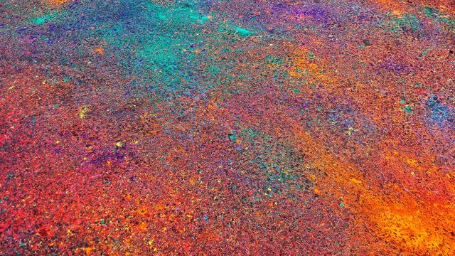 Detail shot of colors on ground | ID: 85456457