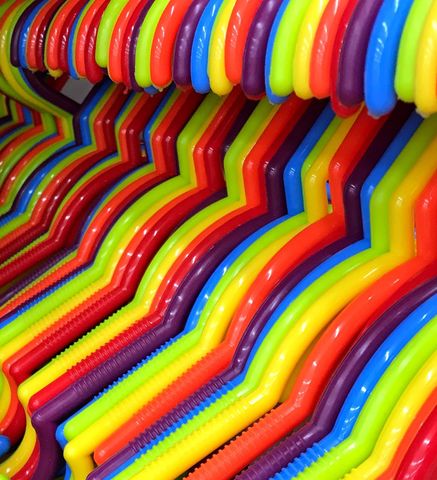 Full frame shot of multi colored plastic | ID: 126867792