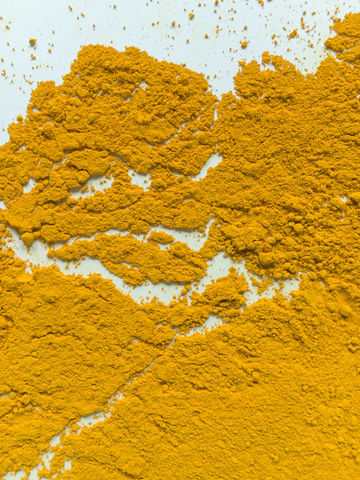 Close-up of yellow powder paint | ID: 108462796
