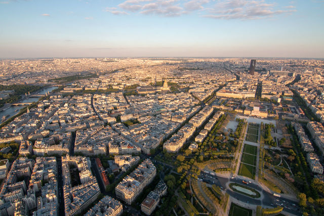 High angle view of buildings in city | ID: 123944727
