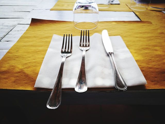 Close-up of objects on table | ID: 142894747