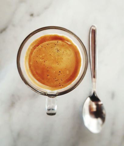 High angle view of coffee on table | ID: 139188153
