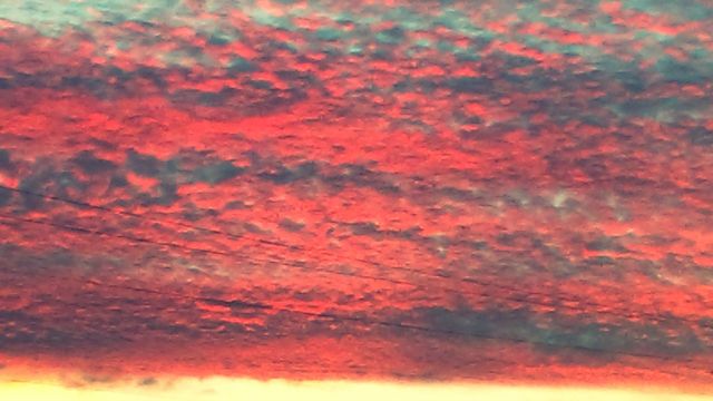 Full frame shot of red pink sky | ID: 106937022