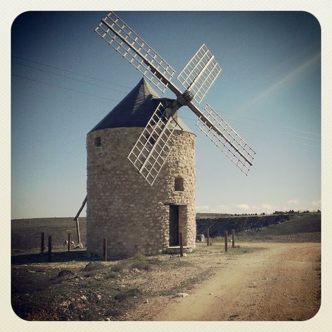 Traditional windmill on field | ID: 84951458