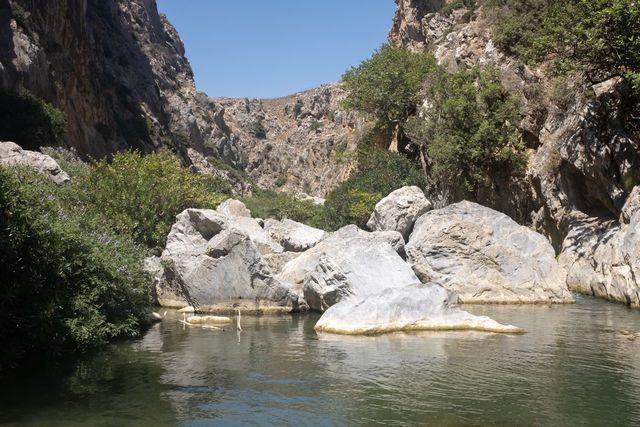 Rocks by river against sky | ID: 125926926