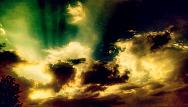 Low angle view of dramatic sky | ID: 90053750