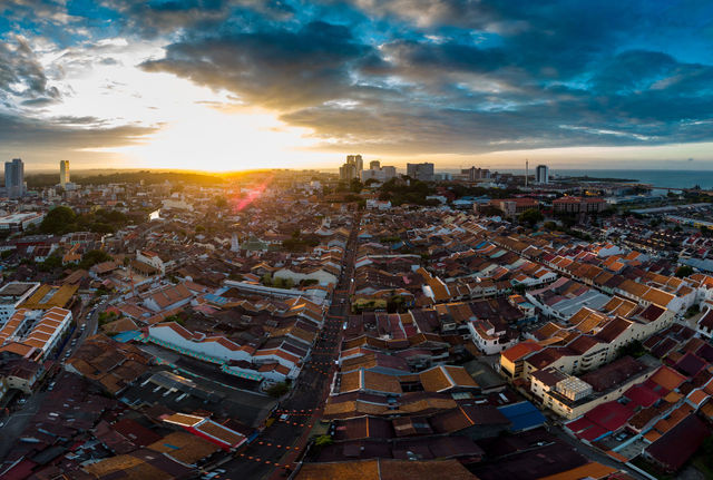 High angle view of cityscape against sky | ID: 118963564