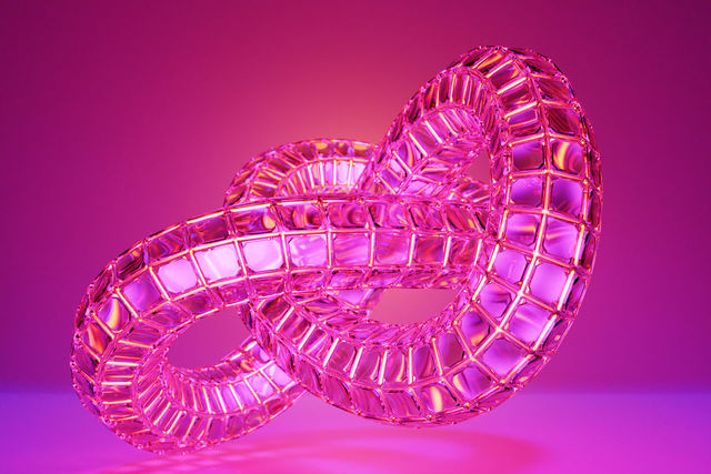 Close-up of pink color metallic structure | ID: 186655340