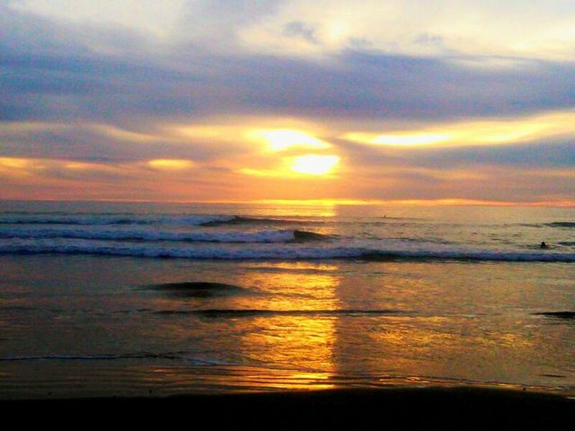 View of sea at sunset | ID: 69958255