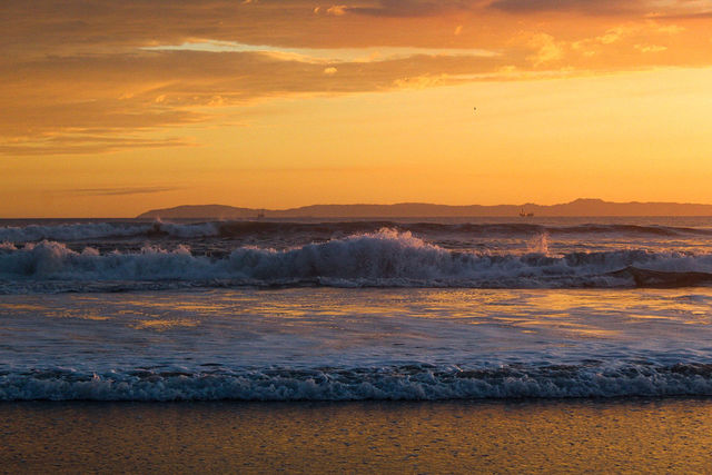 Scenic view of sea during sunset | ID: 130825739