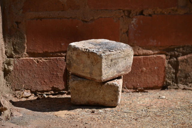 Close-up of old wall | ID: 125247115